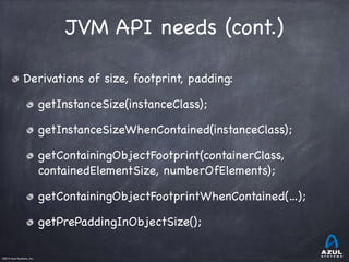 JVM Language Summit: Object layout workshop | PPT