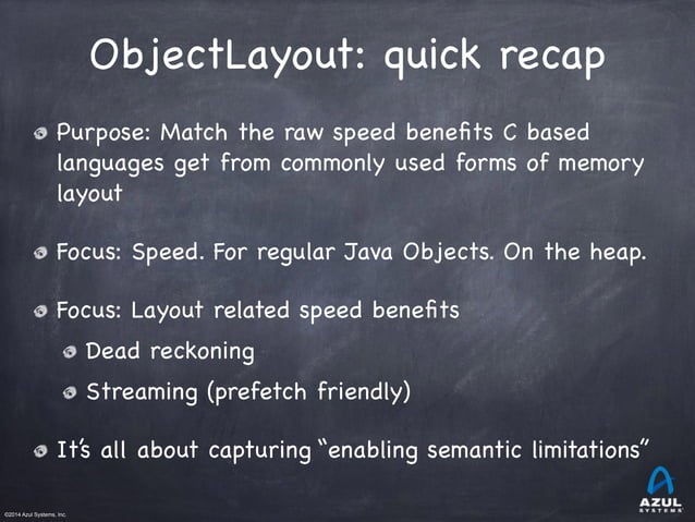 JVM Language Summit: Object layout workshop | PPT