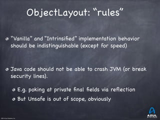 JVM Language Summit: Object layout workshop | PPT