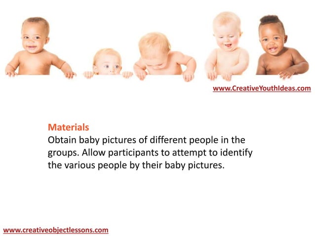 Object Lesson - Baby Pictures | PPT