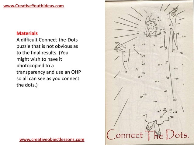 Object Lesson: Connect-the-Dots | PPT