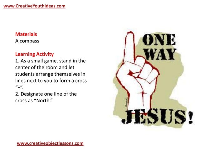 Object Lesson: Jesus Is the Way | PDF