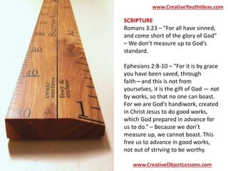 Object Lesson - Spiritually Measuring Up | PPTX