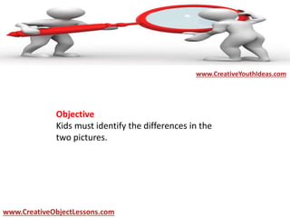 Object Lesson for Kids - Spot the Differences | PPTX