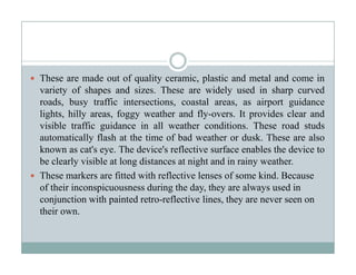 Object markers and reflector unit marking | PDF