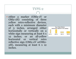 Object markers and reflector unit marking | PDF