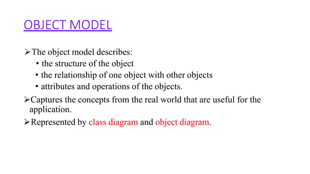 Object modeling techniques by savyasachi | PPTX | Programming Languages | Computing