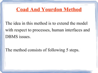 Object oriented analysis | PPT