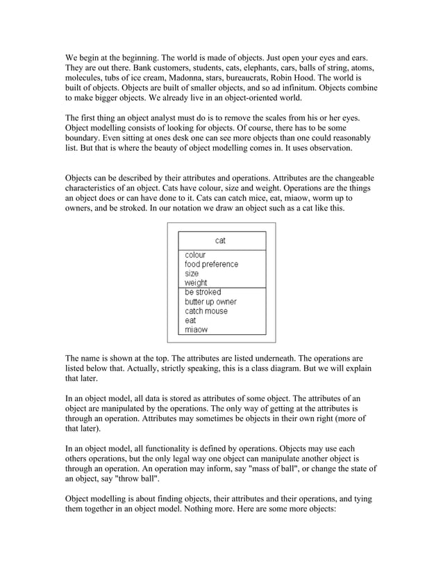Object Oriented Analysis And Design Pdf
