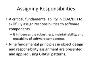 Object oriented analysis and design | PPT