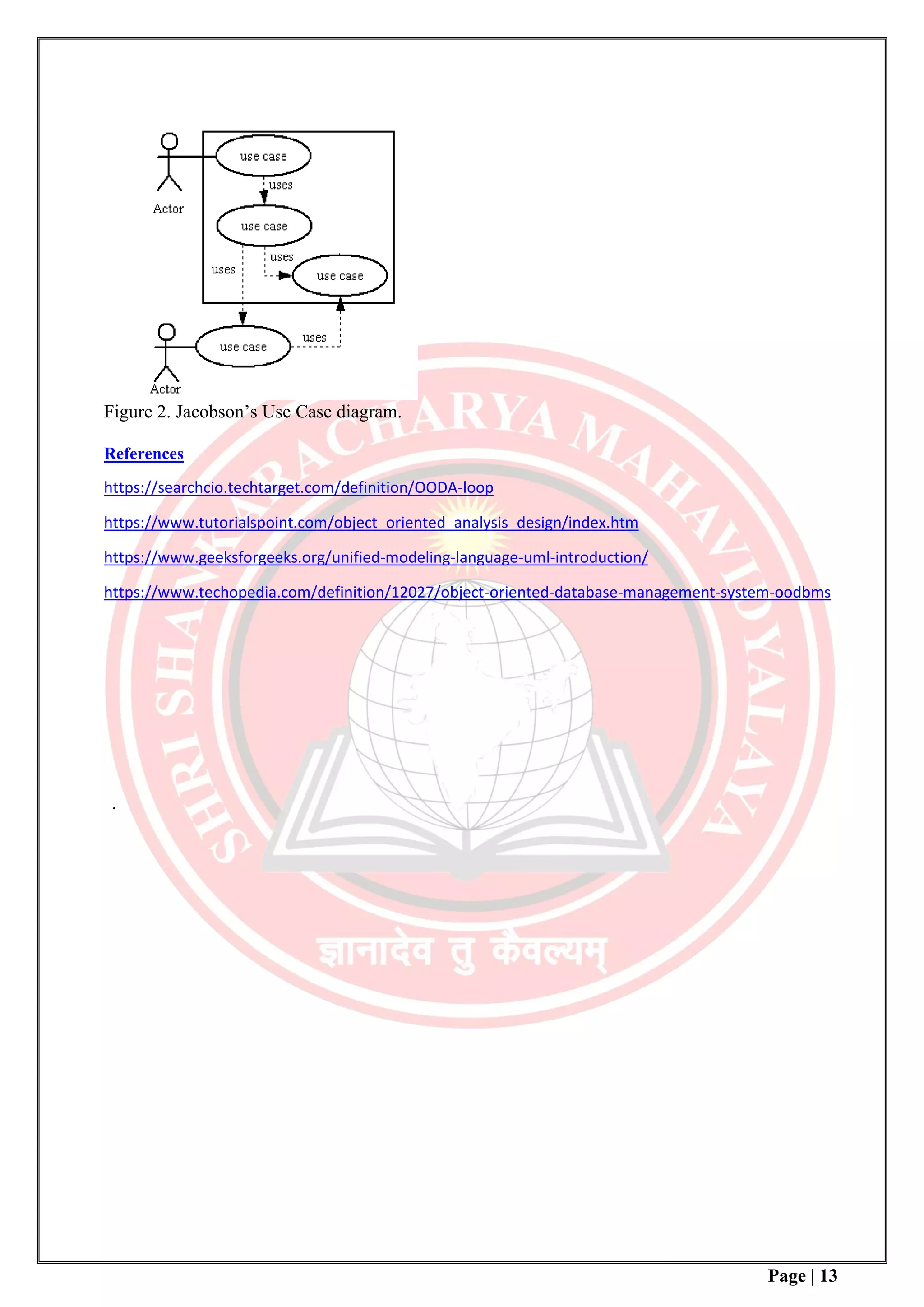 Object oriented analysis and design unit- i | PDF