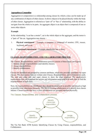 Object oriented analysis and design unit- iii | PDF