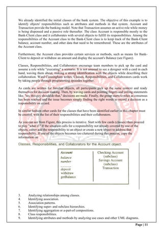 Object oriented analysis and design unit- iii | PDF