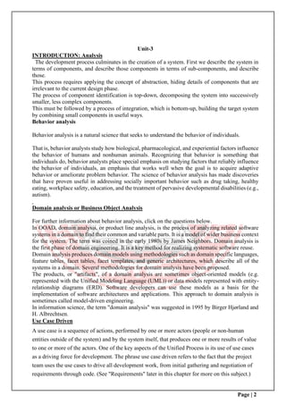 Object oriented analysis and design unit- iii | PDF | Programming Languages | Computing