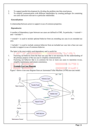 Object oriented analysis and design unit- iii | PDF