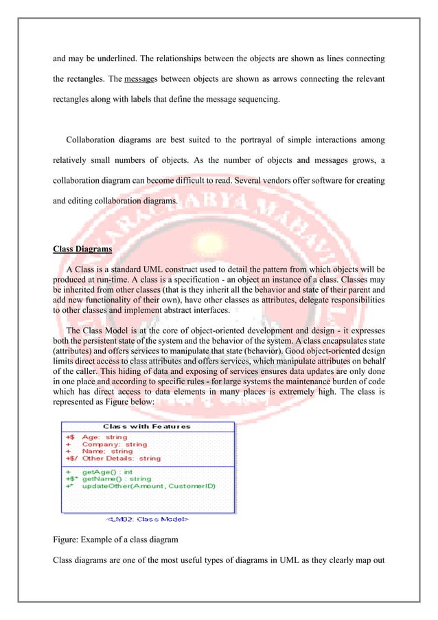 Object oriented analysis and design unit- iv | PDF