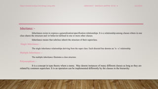 Object oriented analysis and design using uml classes and objects | PPTX