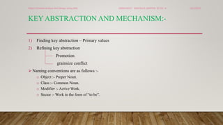 Object oriented analysis and design using uml classes and objects | PPTX