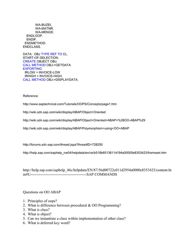 Object oriented basics | DOCX | Programming Languages | Computing