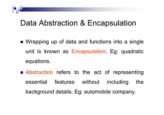 Object oriented concepts | PPT
