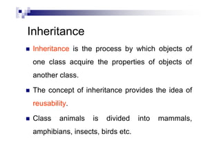 Object oriented concepts | PPT