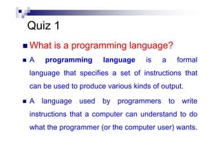 Object oriented concepts | PPT