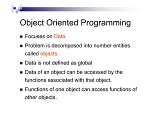 Object oriented concepts | PPT