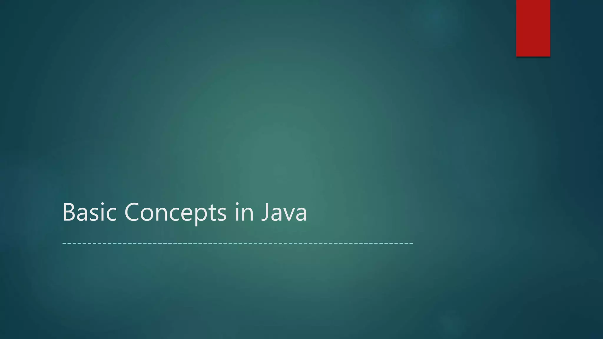 Object Oriented Concepts Ppt