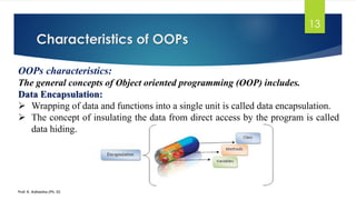 Object oriented concepts ppt | PPT