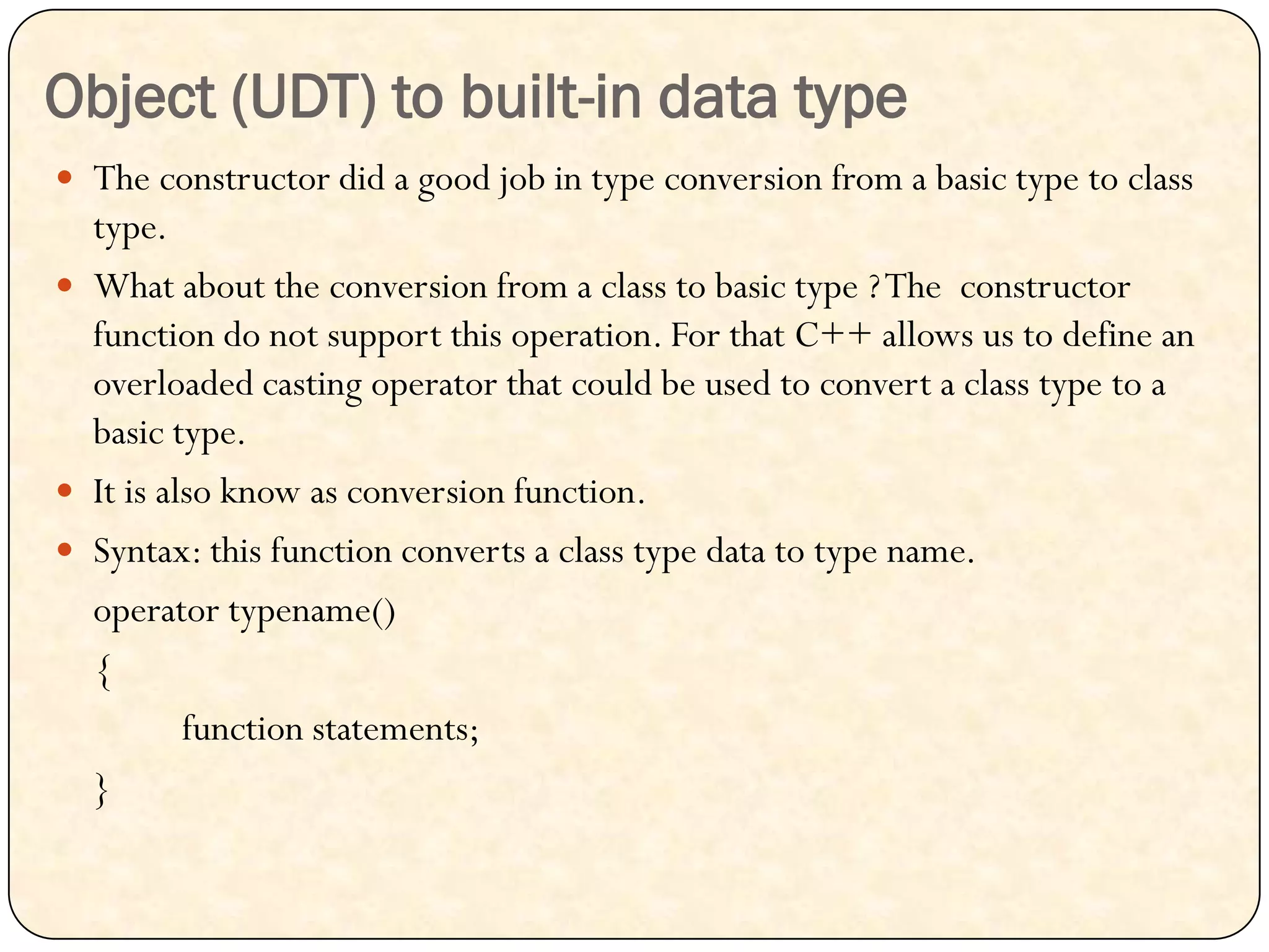 C Object Oriented Concepts And Programming Ppt
