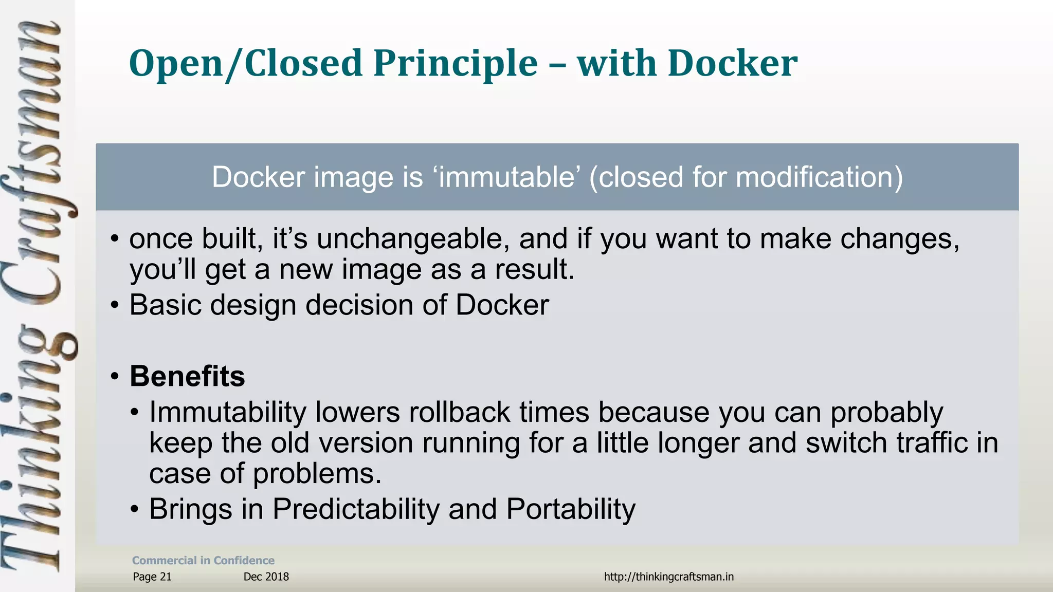 Object Oriented Containers - Applying SOLID Principles to Docker ...