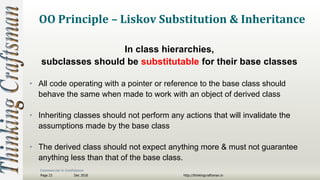 Object Oriented Containers - Applying SOLID Principles to Docker/Container Design | PPTX