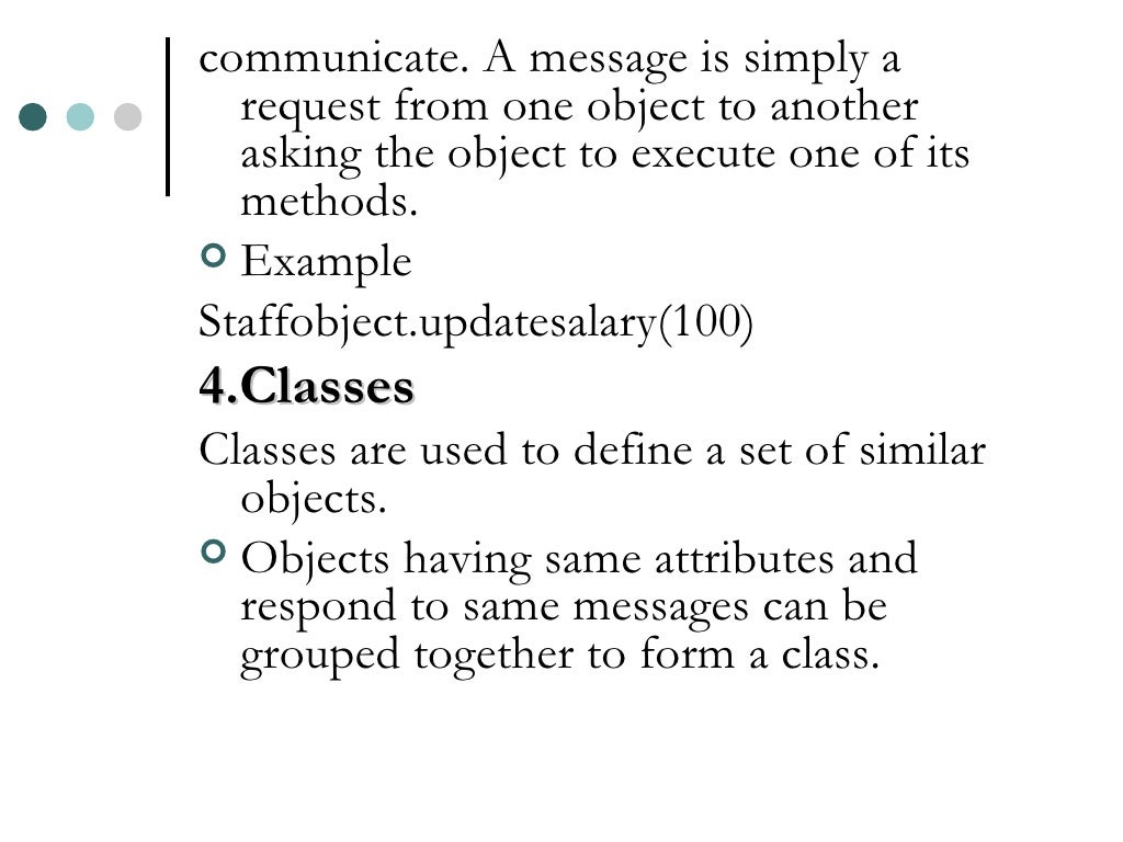 Object Oriented Dbms Object Oriented Dbms