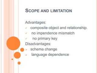 Object oriented dbms | PPTX | Databases | Computer Software and ...