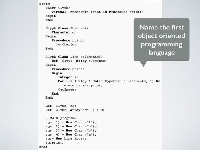 Object Oriented Design - Quiz | PDF