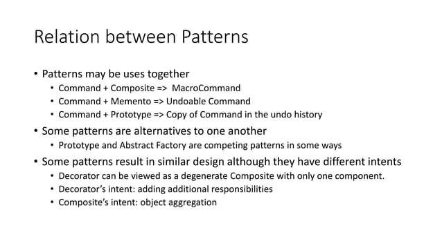 Object Oriented Design Patterns | PPT