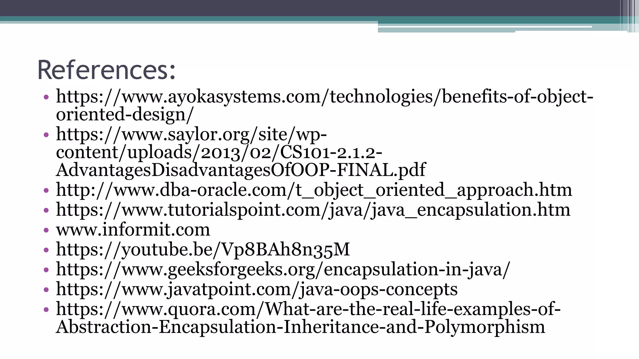 Object Oriented Design Pptx Programming Languages Computing