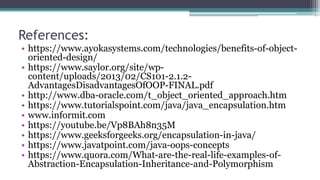 Object Oriented Design | PPTX | Programming Languages | Computing