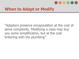 Object Oriented Impostor - Adapter Pattern | PDF