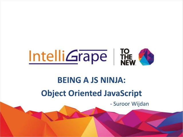 Object Oriented JavaScript - II | PPT