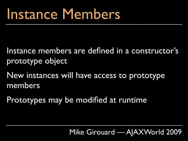 Object Oriented JavaScript | PPT