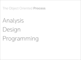 Object Oriented Process basics | PDF | Programming Languages | Computing
