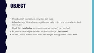 Object oriented programming | PPTX