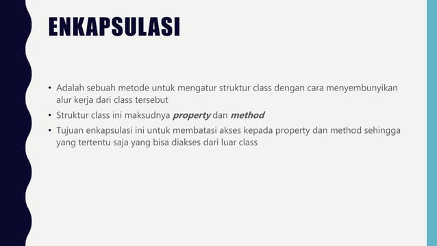 Object oriented programming | PPTX