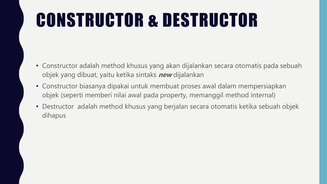 Object oriented programming | PPTX