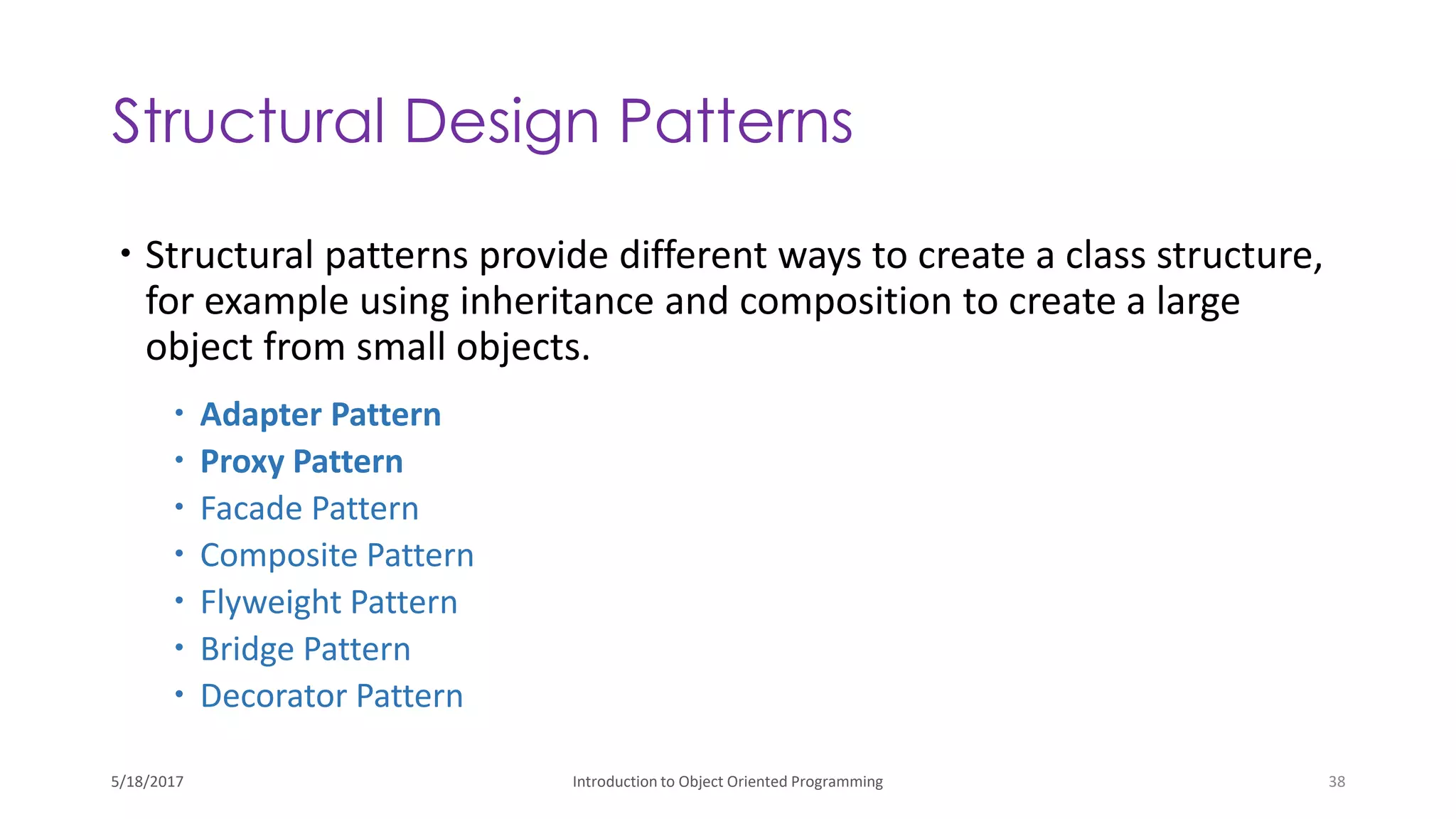 Introduction to Object oriented Design | PDF