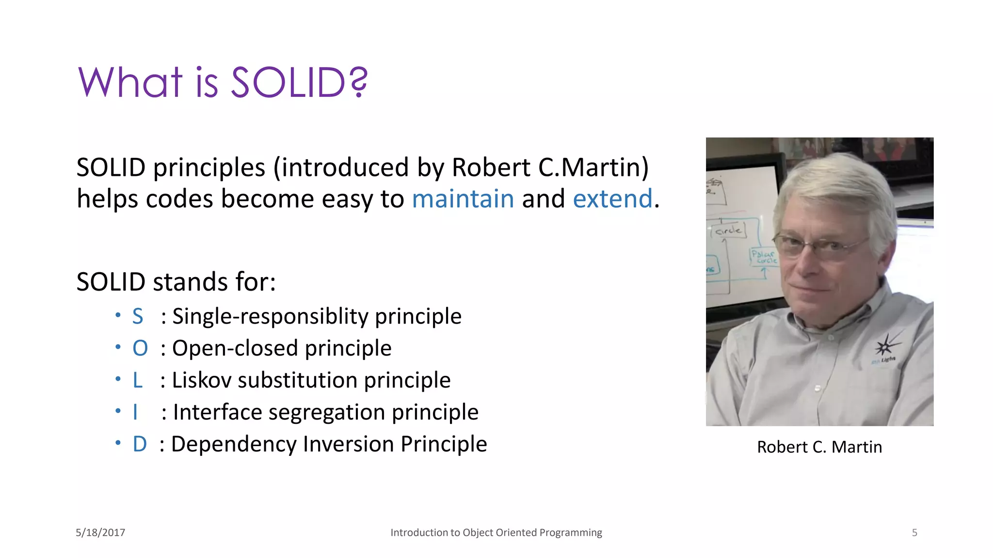 Introduction to Object oriented Design | PDF