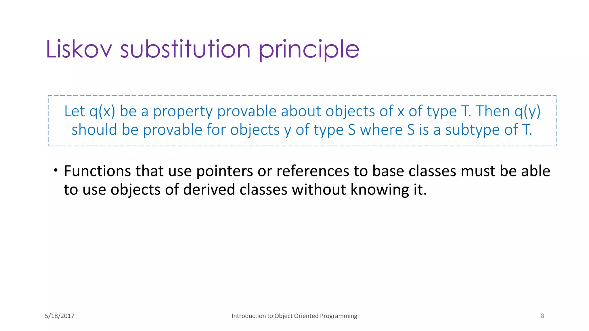 Introduction to Object oriented Design | PDF | Programming Languages | Computing