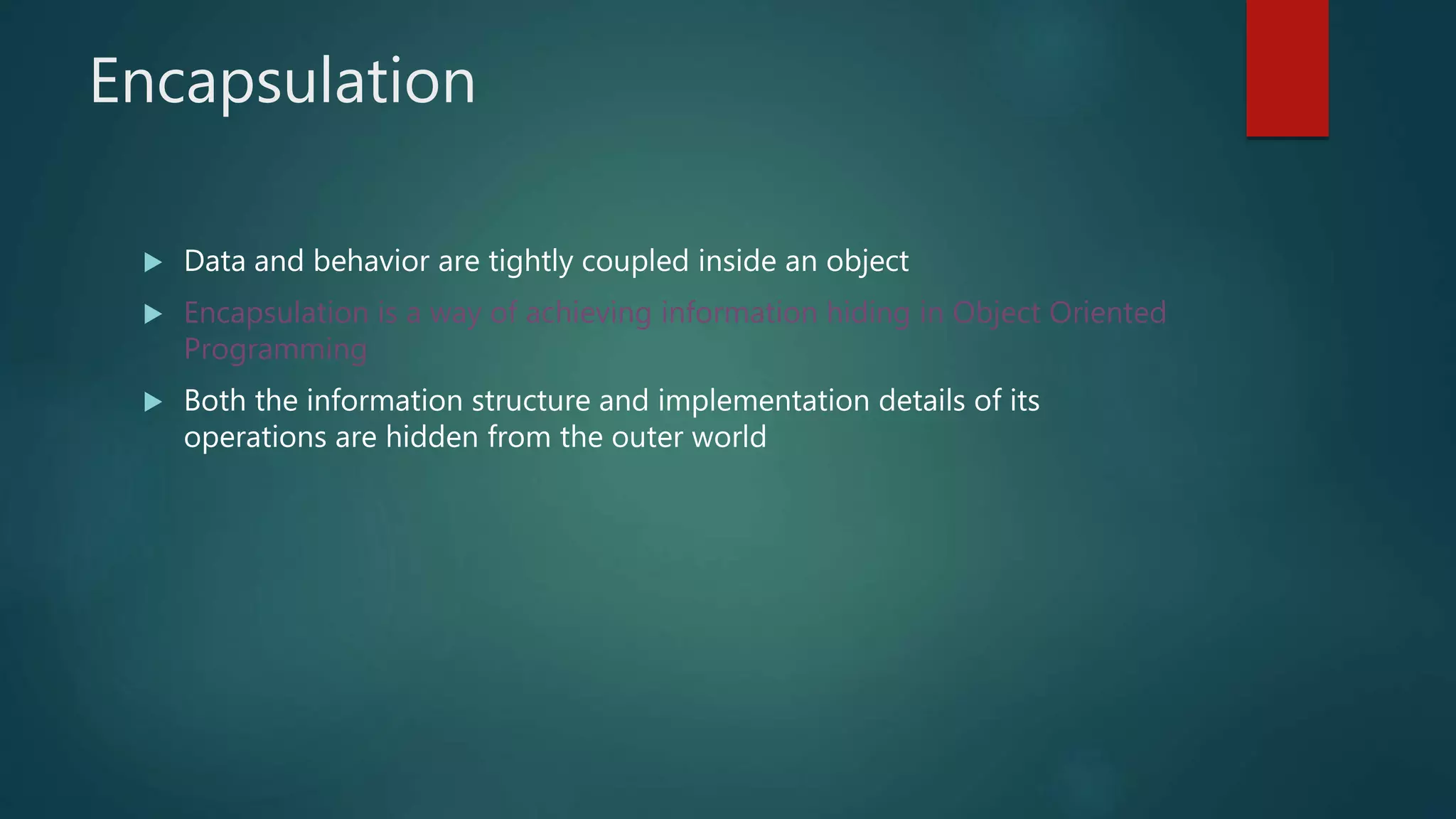 Object Oriented Programming Pptx Programming Languages Computing