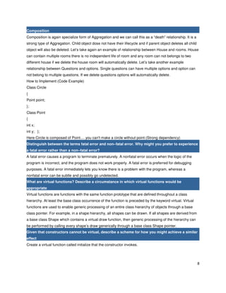 Object oriented programming | PDF